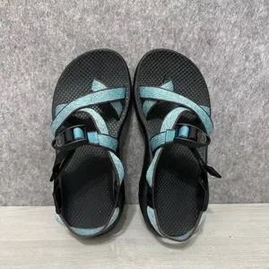 Chaco | Shoes | Chaco Z2 Classic Sandals Womens 7 Aqua Blue Zebra ...